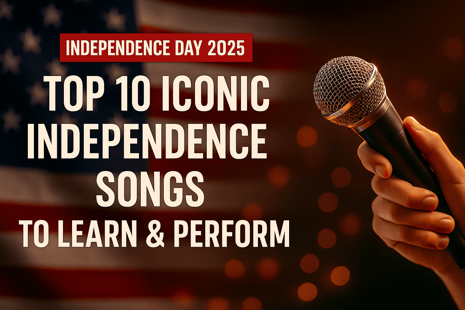 Top 10 Independence Day Songs to Learn & Perform in 2025
